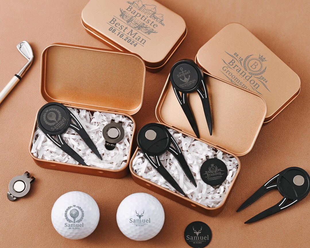 Personalized Golf Ball Marking Kit, Divock Repair Kit | Unique ...