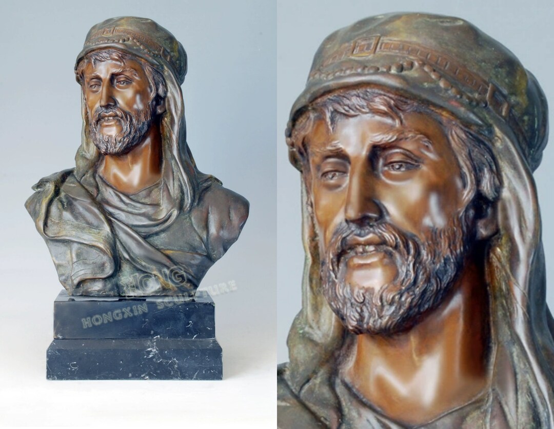 Arab Bust Bronze Sculpture,arab Statues Home Decor,arab Bust,arab ...