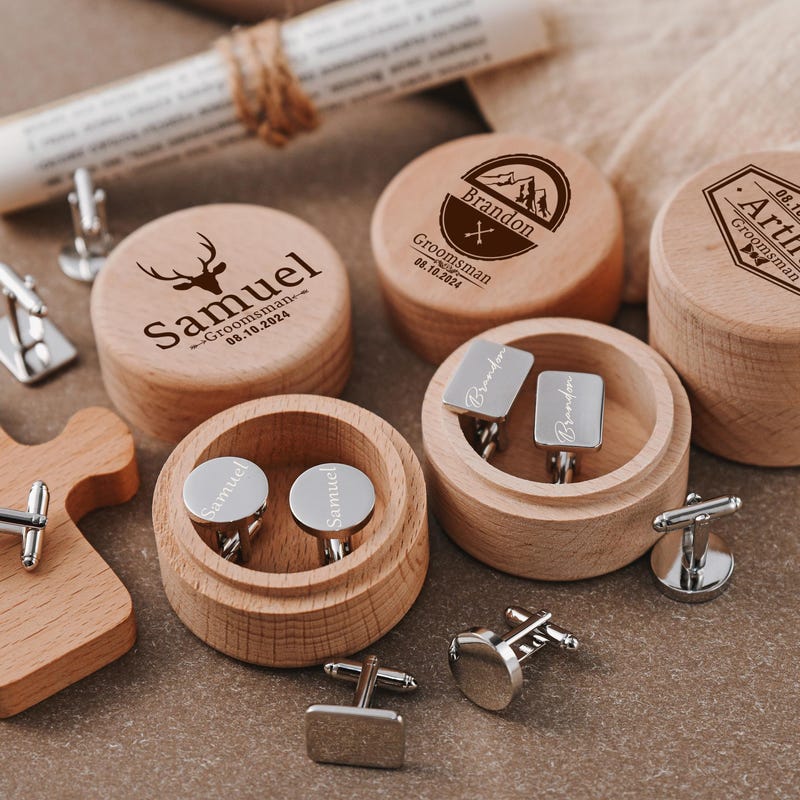 Mens Cufflink Set - Etsy