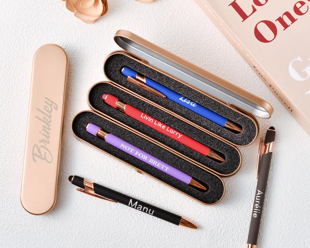 Personalized Custom Ballpoint Pens - Perfect for Bridesmaids, Mothers ...