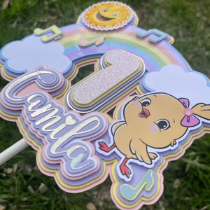 Inspired 3D Chicken Cake Topper Cake Topper Cupcaketoppers Gable Boxes ...