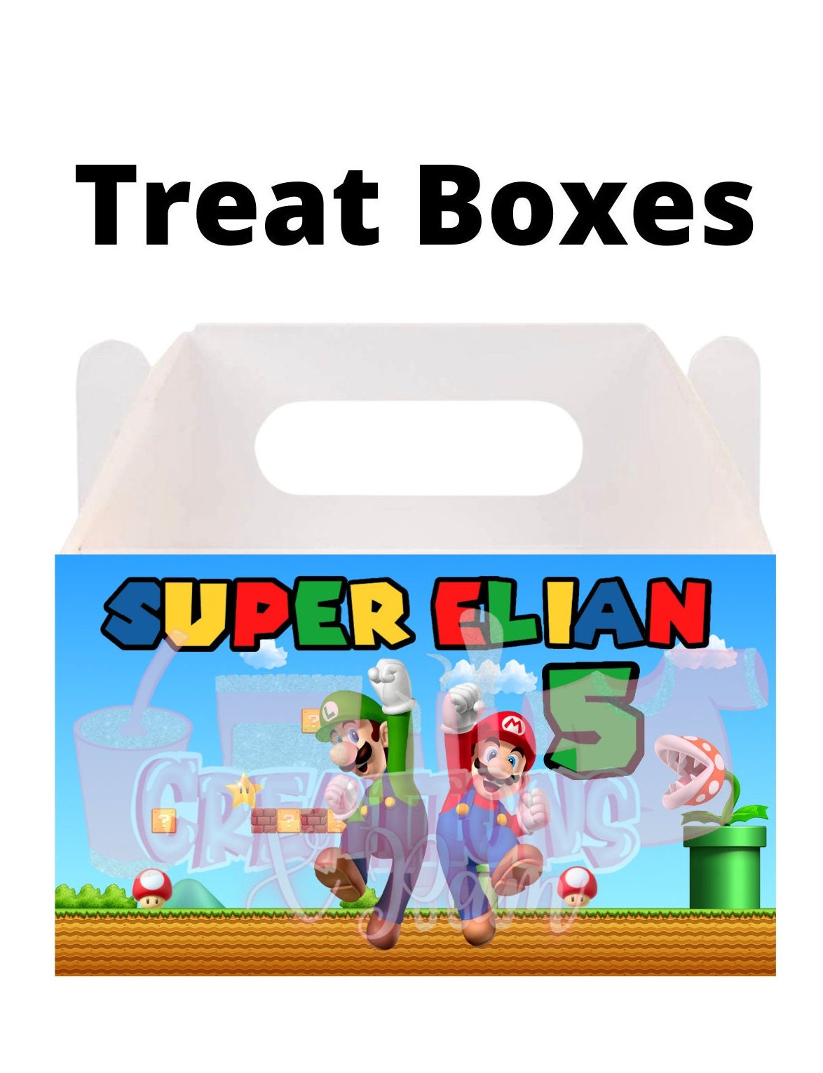 Super Mario Party Favors Etsy