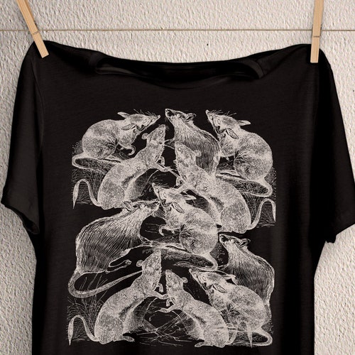 Cute Rat T-shirt Pastel Goth Clothing Soft Grunge Nu Goth - Etsy
