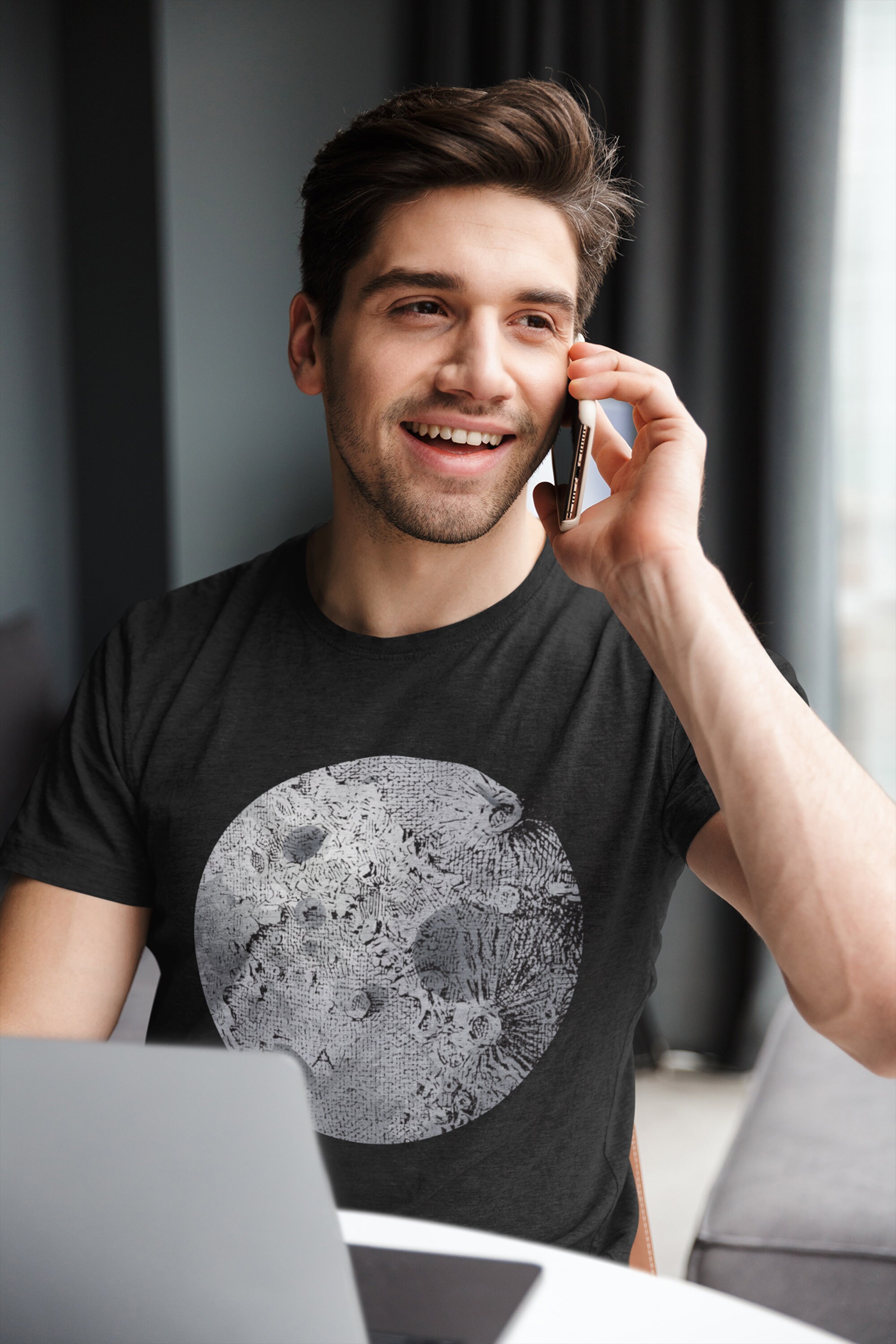 Full Moon Shirt Original Supermoon Celestial Boho Clothing - Etsy