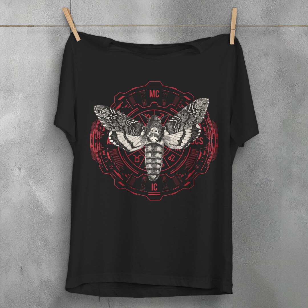 Alchemy Death Moth Shirt, Occult Shirt, Alchemy T Shirt, Men Graphic ...