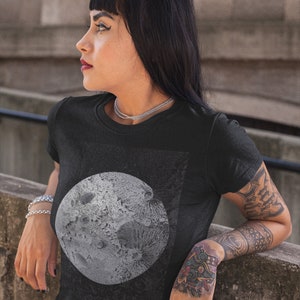 Full Moon Shirt, Original Supermoon, Celestial Boho Clothing, Lunar ...