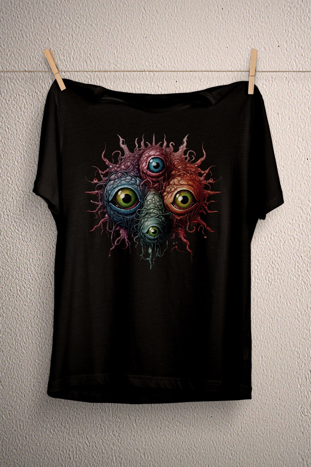 Eye Brain Fusion Tee Unique Gothic Art Wiccan Pagan Style - Etsy