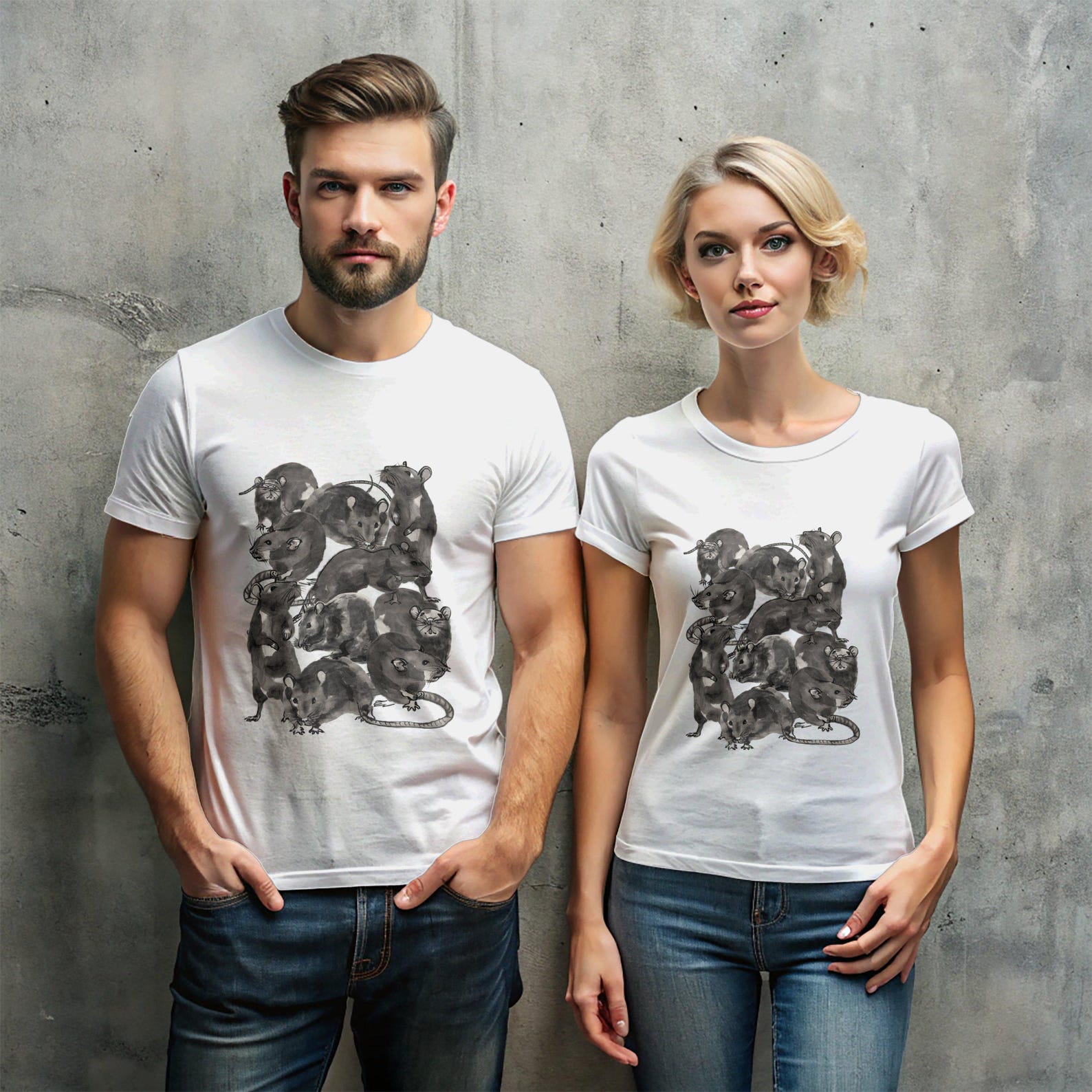 Cute Rat T-shirt, Pastel Goth Clothing, Soft Grunge Shirt, Nu Goth ...
