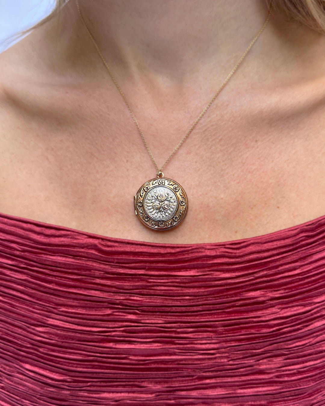 Late Victorian Aesthetic Movement Floral Locket Antique Locket, Vintage ...