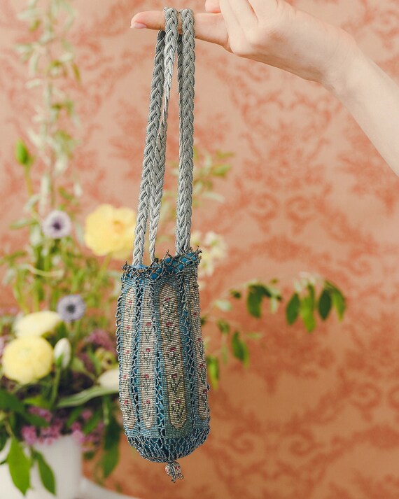 Rare Antique Victorian Beaded Bag, circa 1880 - Gem