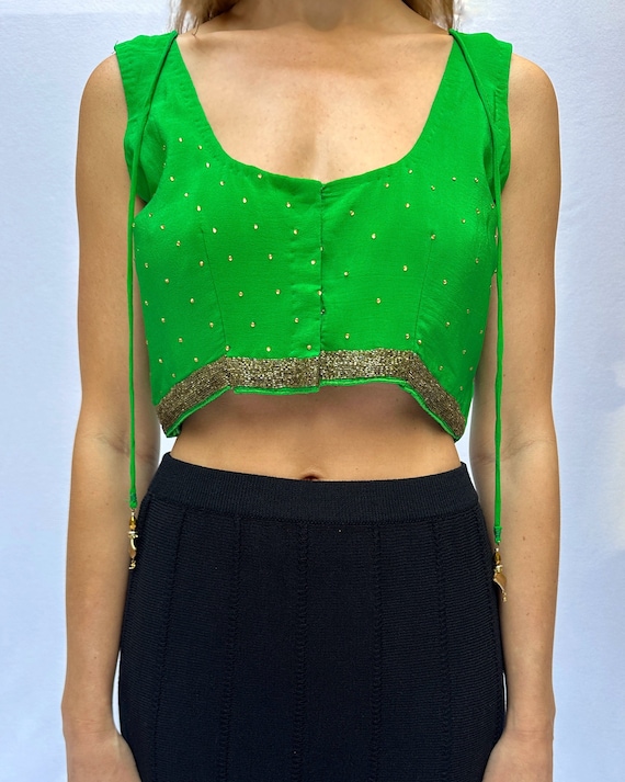 Vintage indian choli top - Gem
