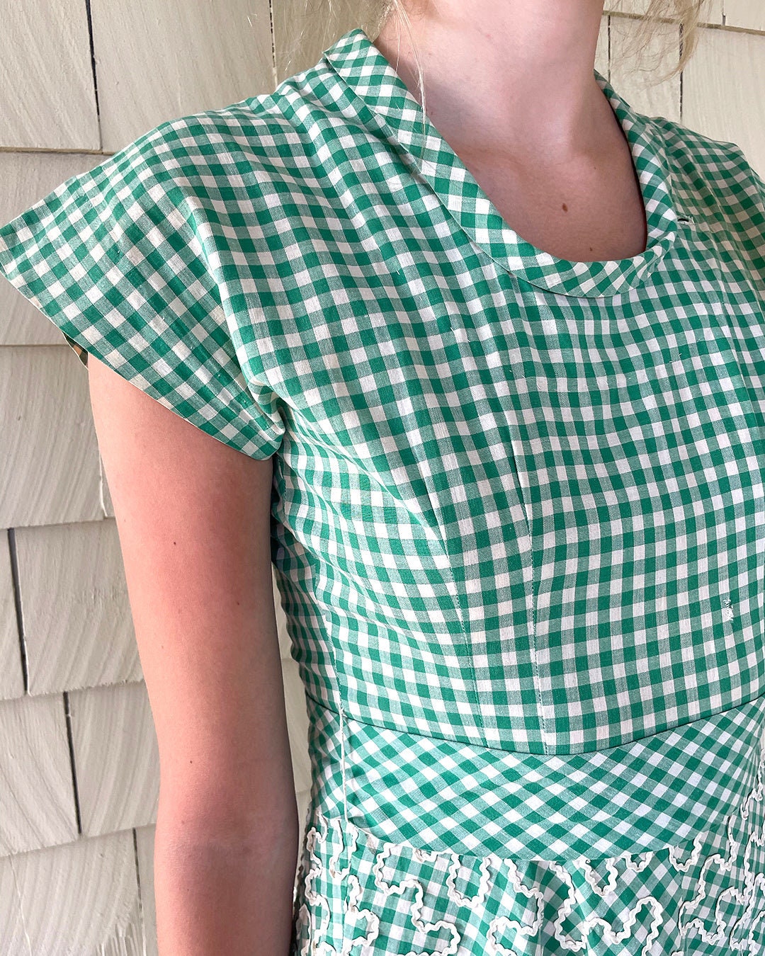 1950s Gingham Dress by Ellen Kaye Originals — Youth Vintage Dress Girls ...
