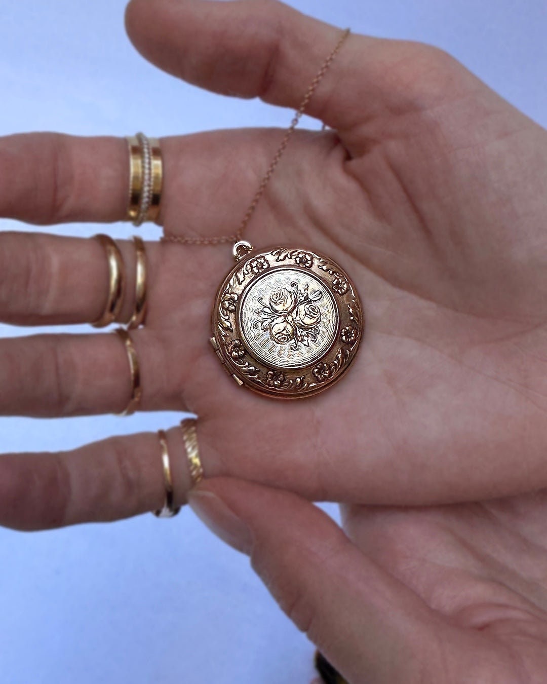 Late Victorian Aesthetic Movement Floral Locket Antique Locket, Vintage ...