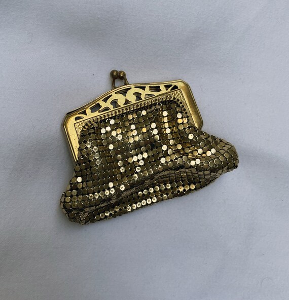 VINTAGE 1950s WHITING & DAVIS Chain Mesh Bag — vintag… - Gem