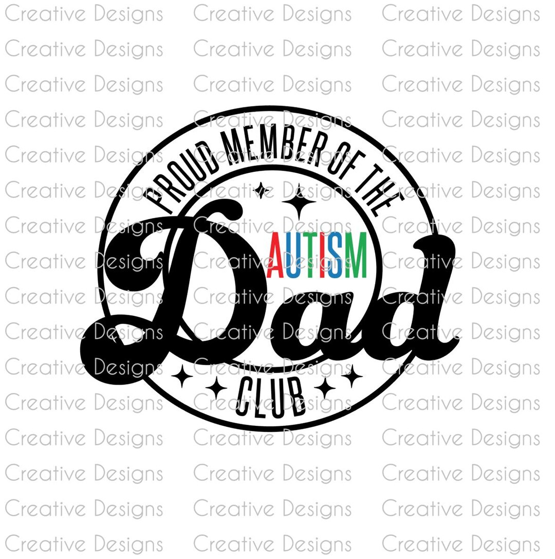 Autism Dad SVG File, Autism Dad PNG File, Autism Awareness, Autism ...