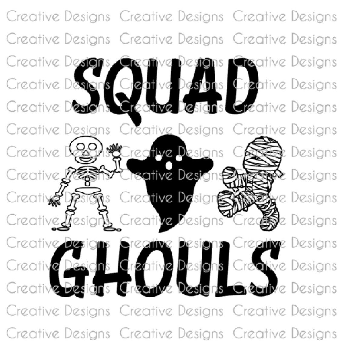Squad Ghouls SVG File PNG File Digital File Halloween - Etsy Canada