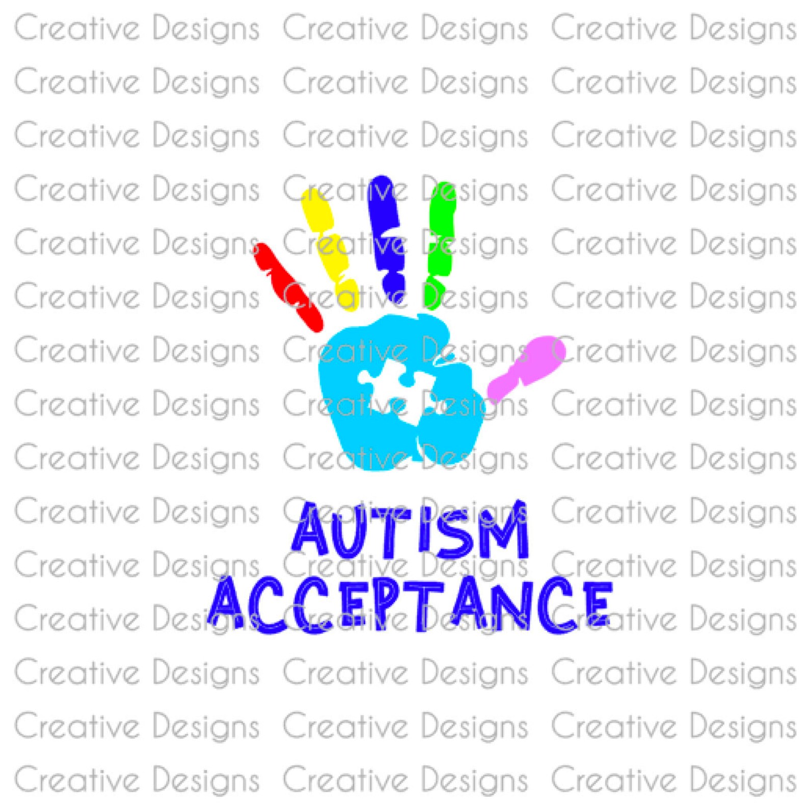 Autism Acceptance SVG File PNG File Digital File Autism - Etsy Canada