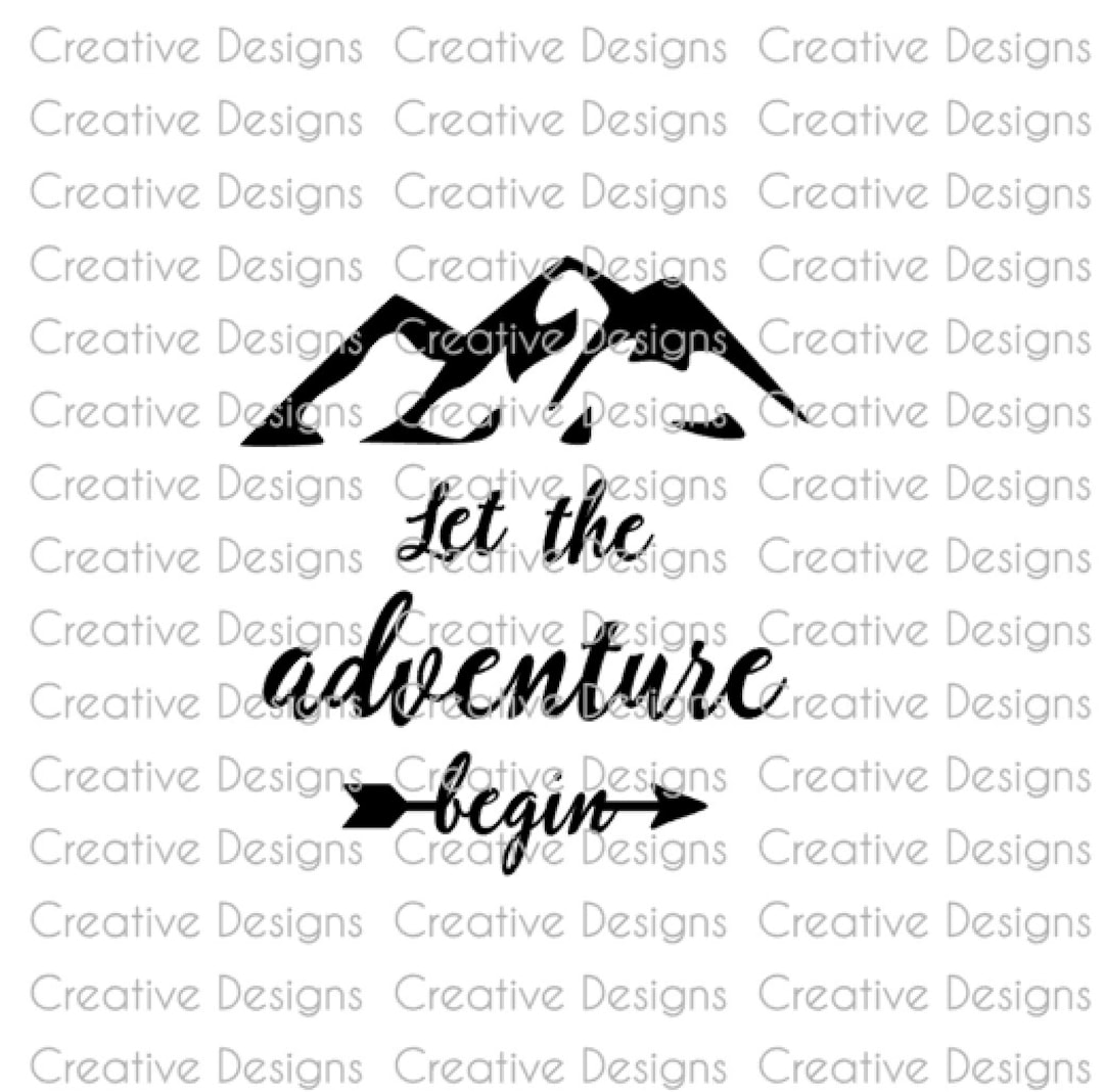 Let the Adventure Begin, SVG File, PNG File, Digital File, Onesie ...