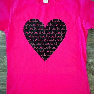 Pink Shirt Day Design, Anti-bullying Design, Be Kind Heart, Pink Shirt ...