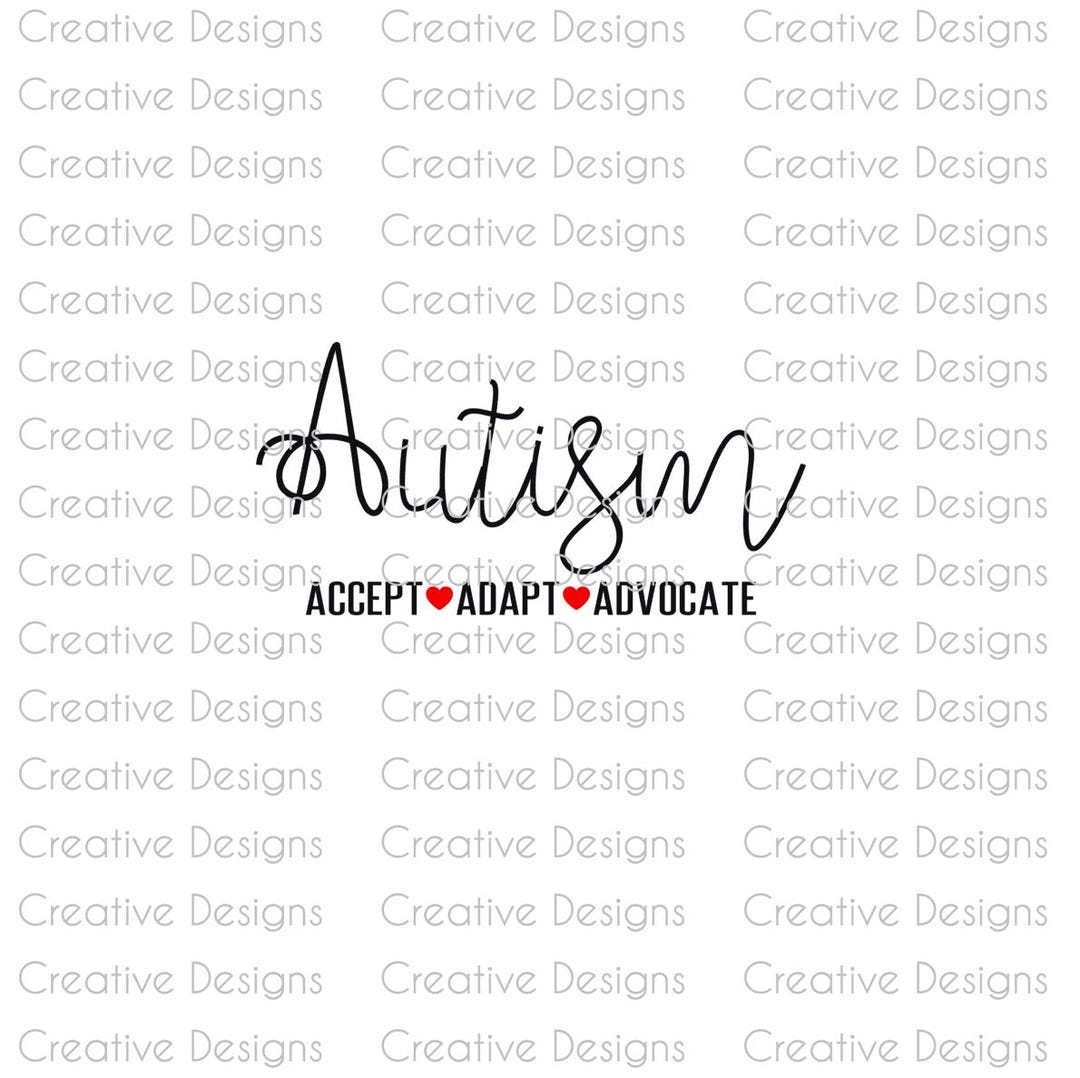 Autism Decal SVG File, Autism PNG File, Autism Acceptance, Autism ...