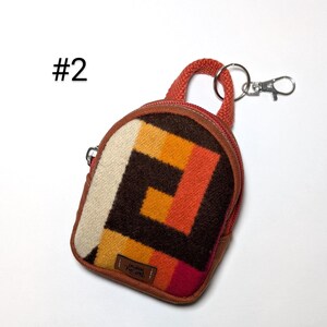 HANDMADE Wool Keychain, Mini Pouch Keychain, Mini Backpack Key Fob, FUN ...