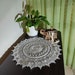 20" Lace Doilies, White Textured Large Cotton Doily, House Warming Gift ...