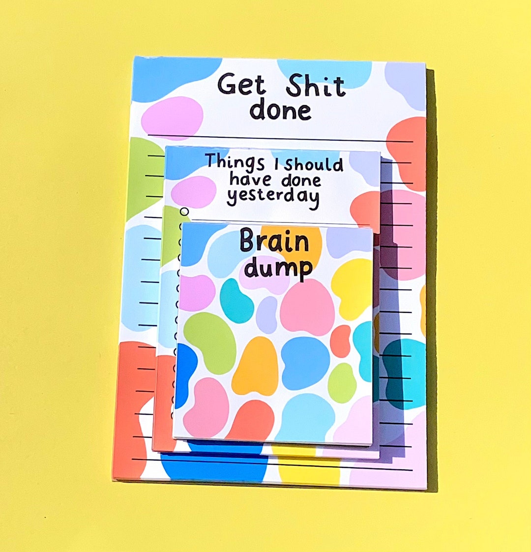 Get Shit Done Stationery Bundle - Etsy