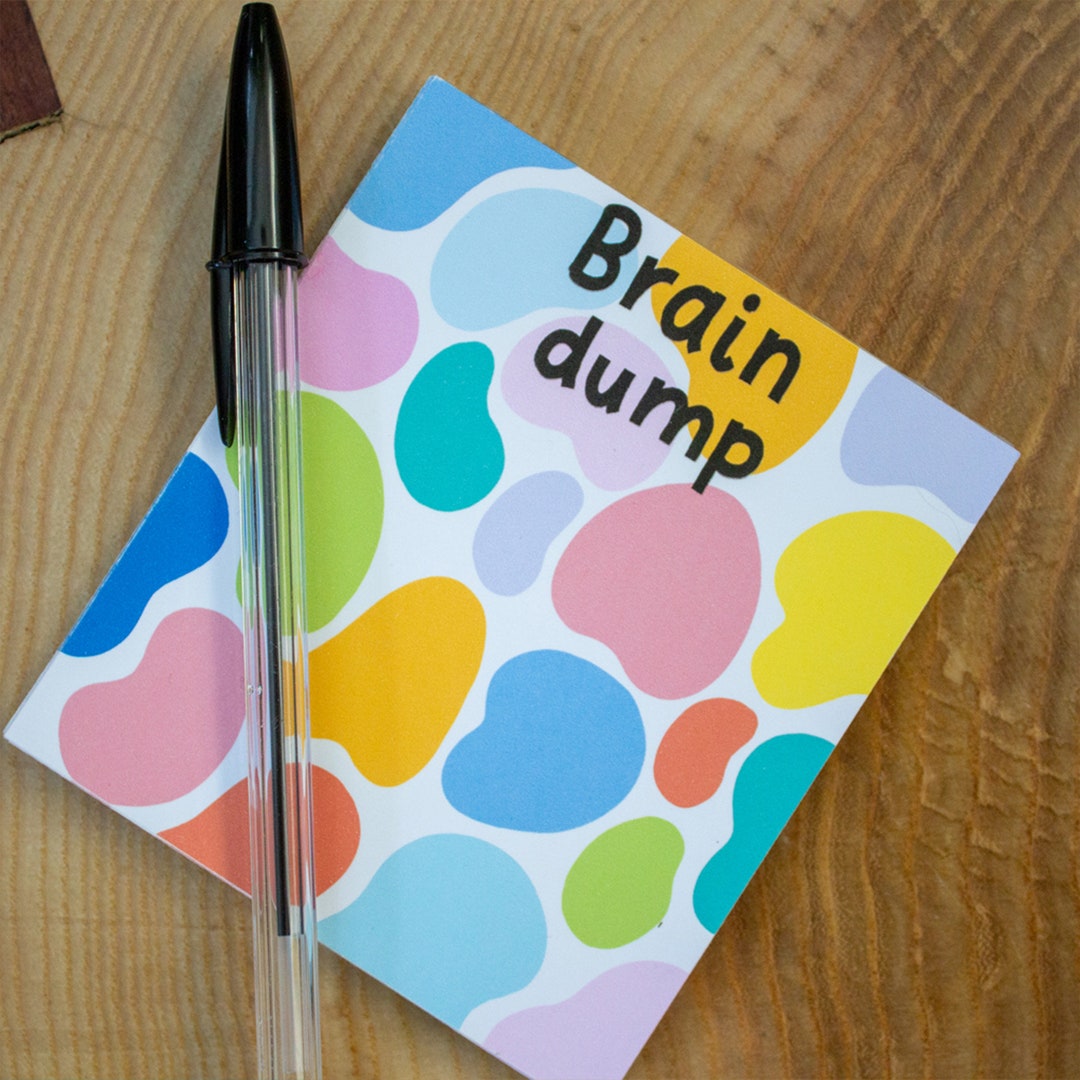 Brain Dump Memo Pad Motivational Notepad Organisational - Etsy