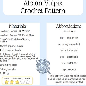 Fire and Ice Fox Duo PDF Crochet Pattern - Etsy UK