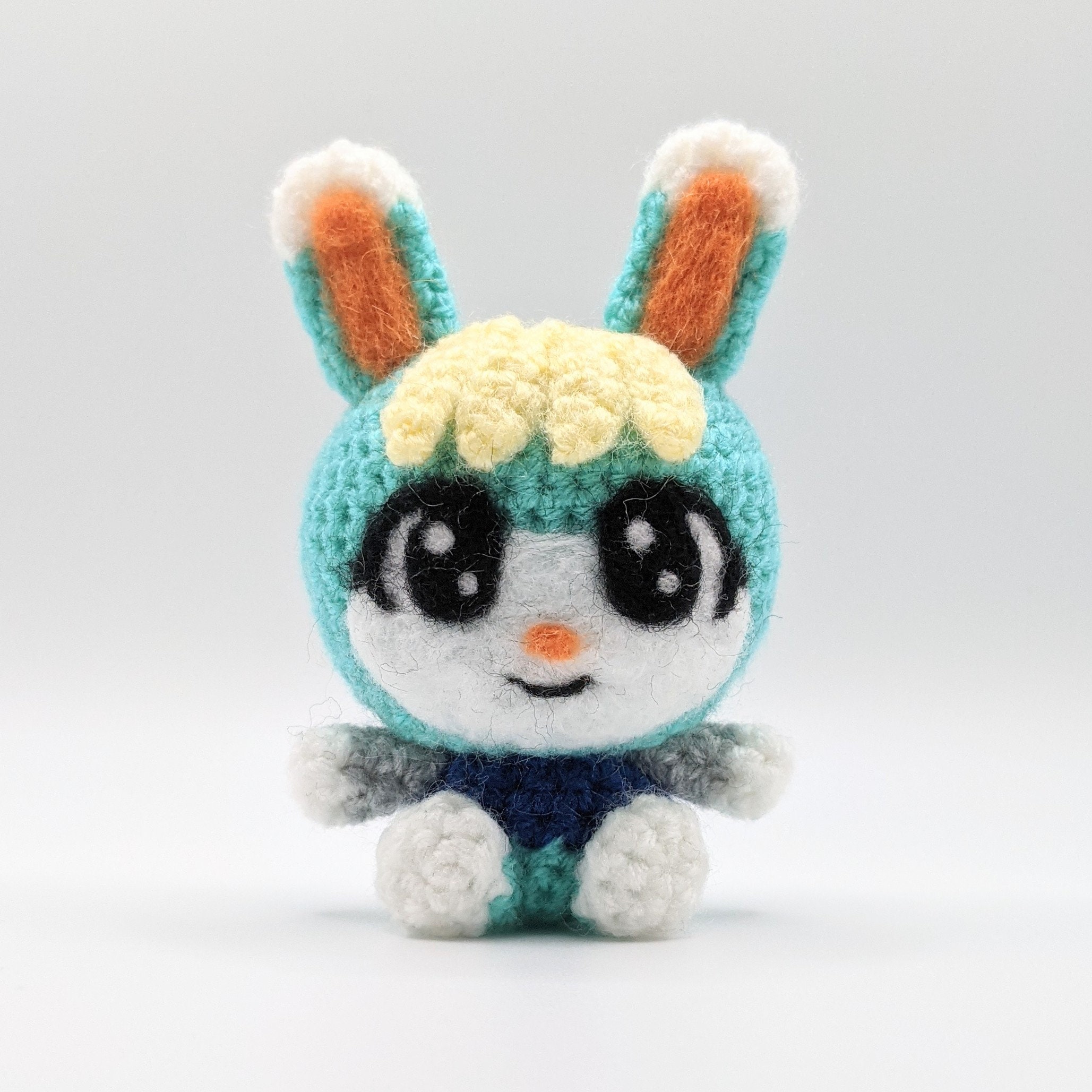 Toys Animal Crossing Villager Sasha the Rabbit Amigurumi Crochet Plush ...