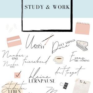 Instagram Story Sticker Work and Study Edition [work,study,work,study ...