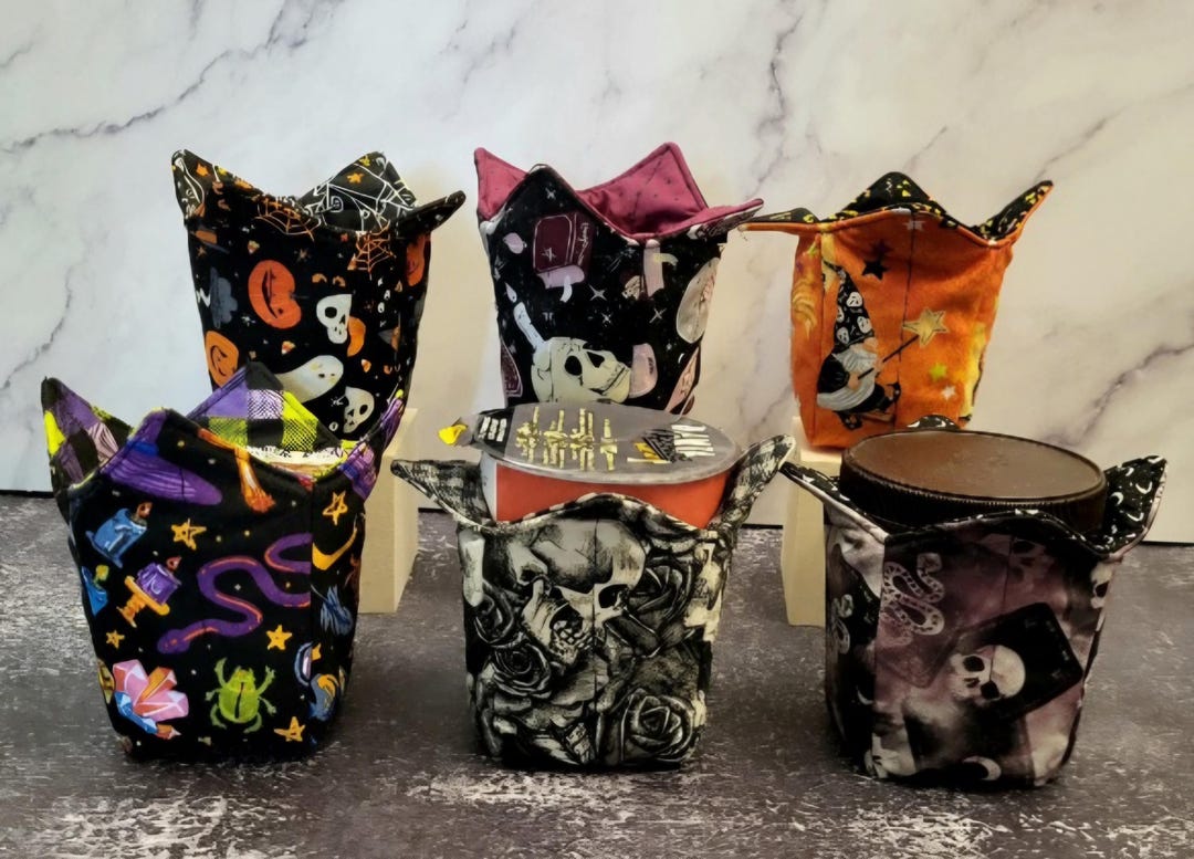 Handmade Quilted Pint Cozie: Ice Cream Cover, Goth Gift - Etsy UK