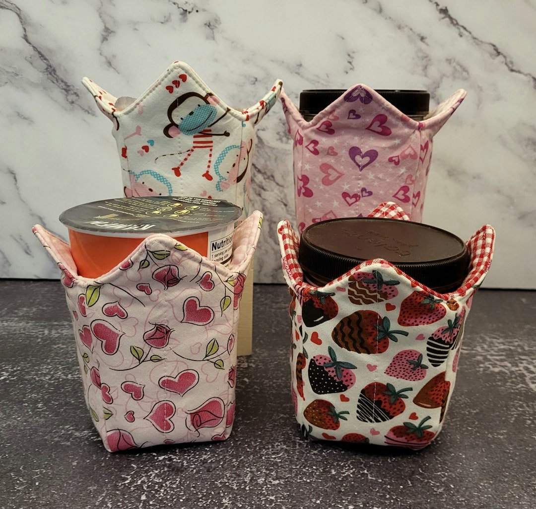 Pint Cozy for Ice Cream, Noodles & Oatmeal, Valentines Day Gift for ...