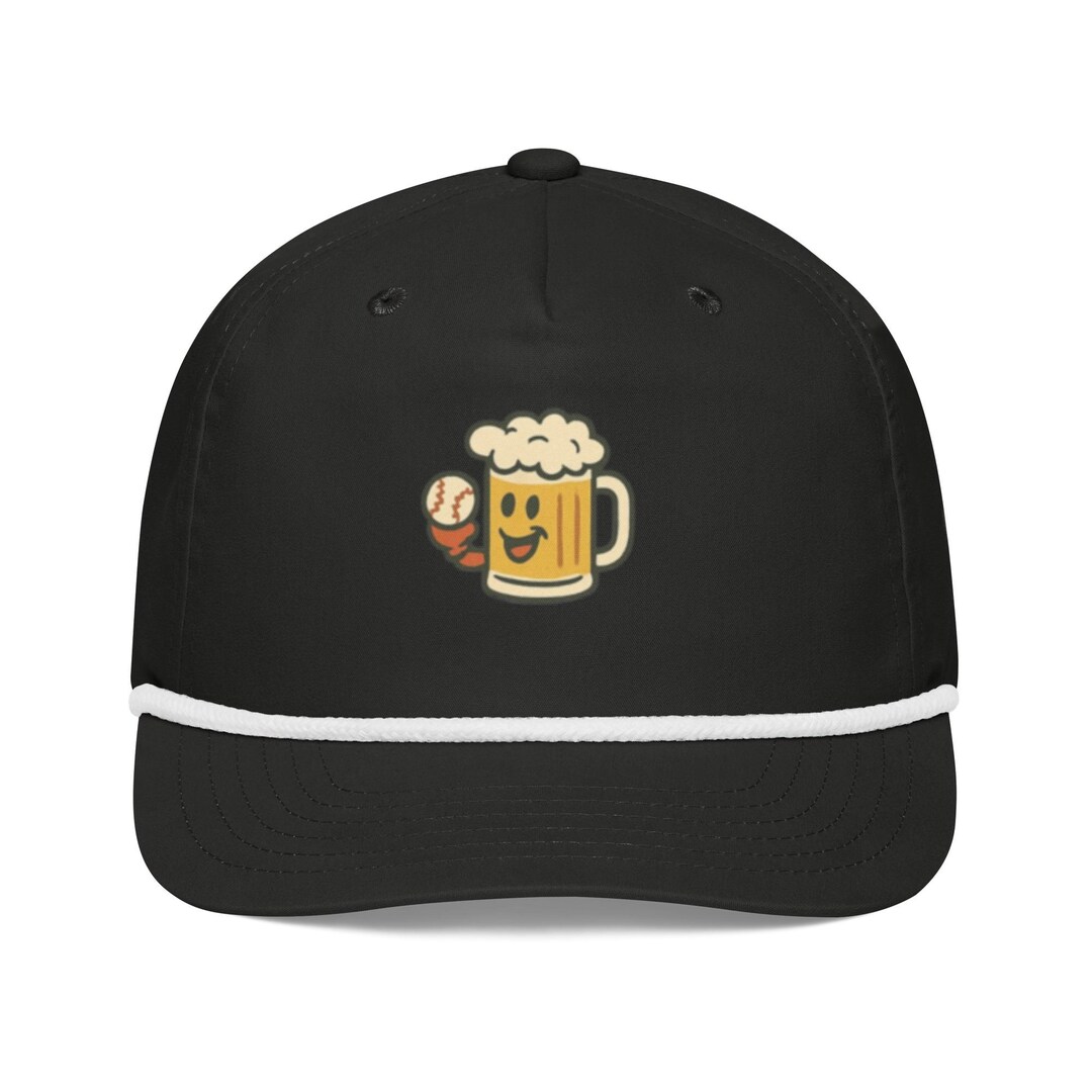Baseball Beer Buddy Rope Hat - Etsy