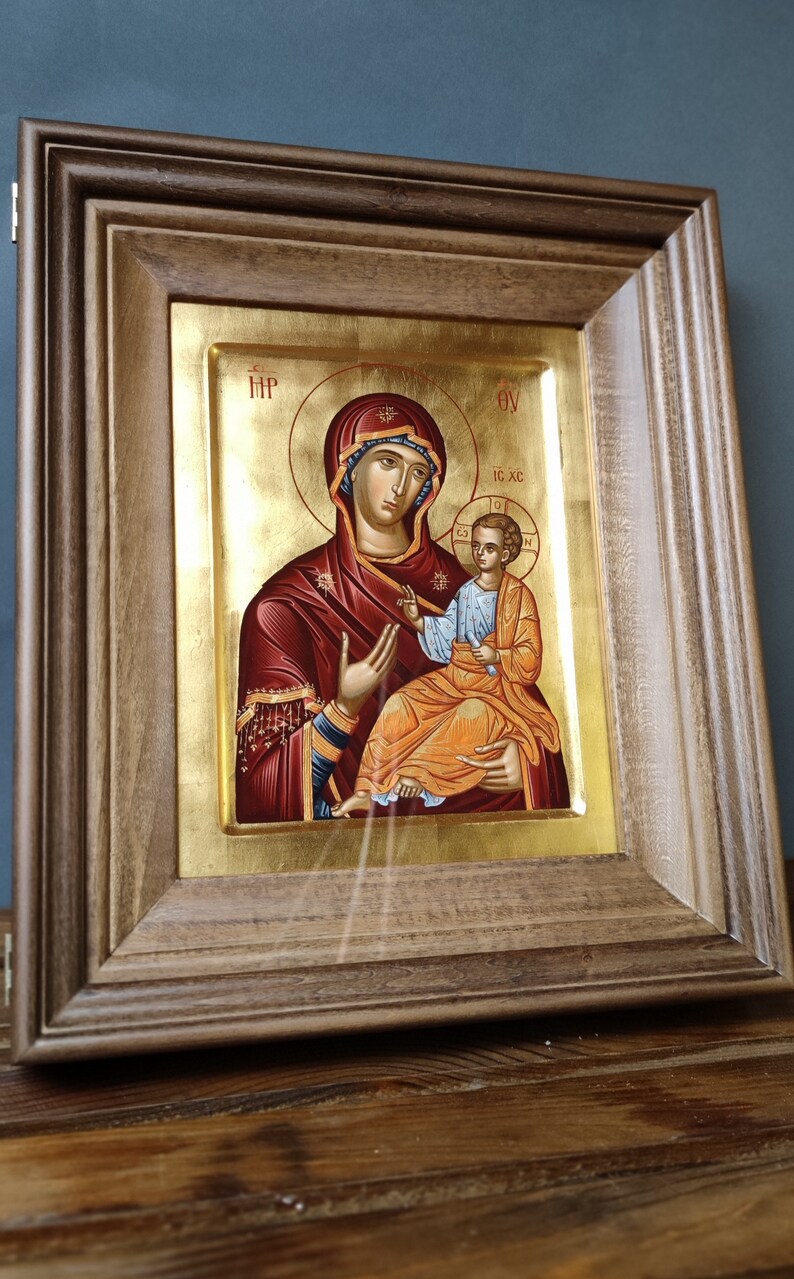 Wedding Orthodox Hand Painted Icons in Case, Icons for a Family and ...