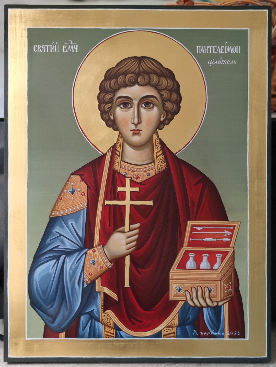 Saint Panteleimon Saint Doctor - Etsy