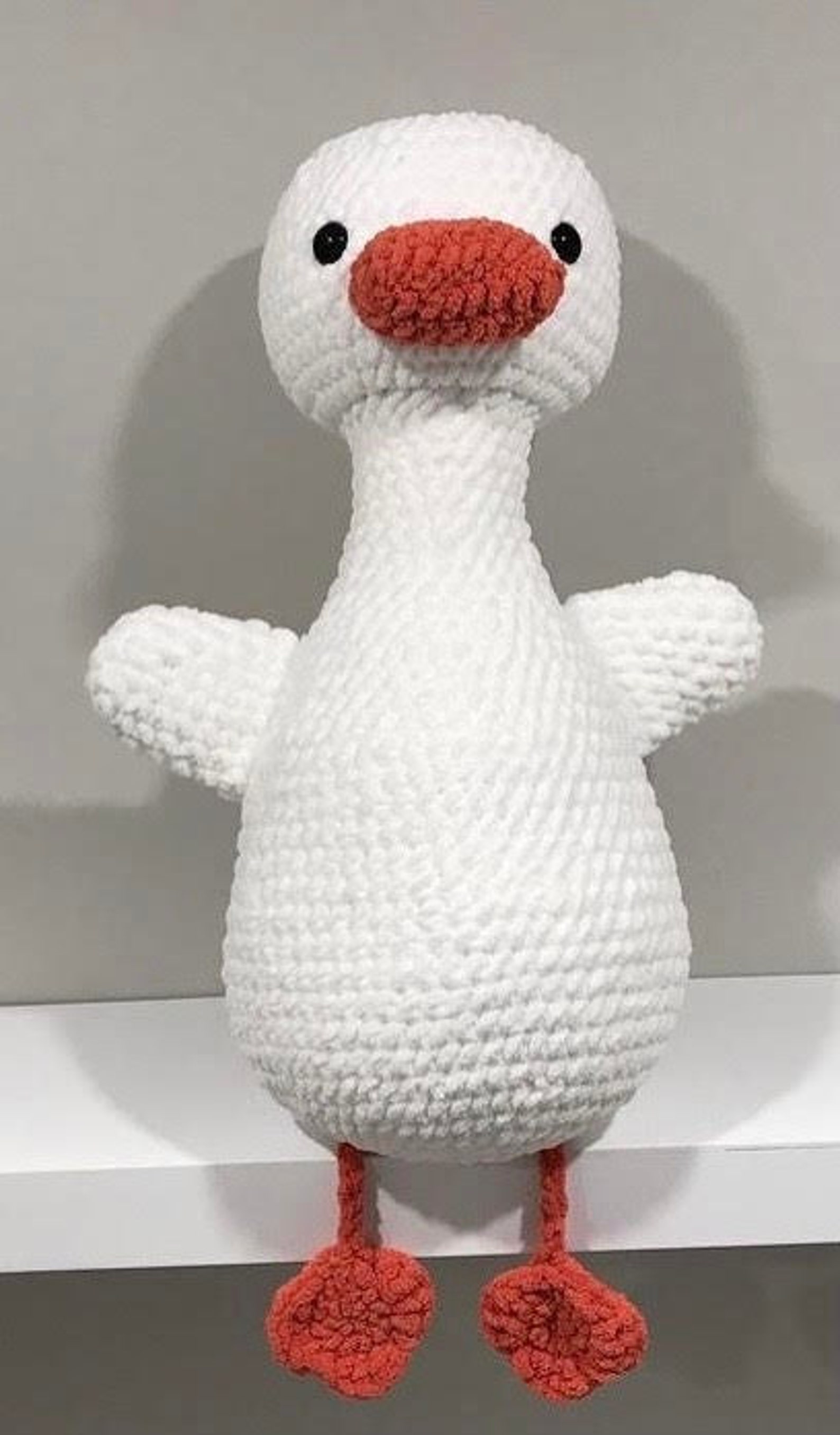 Crochet Giant Duck Pattern - Etsy