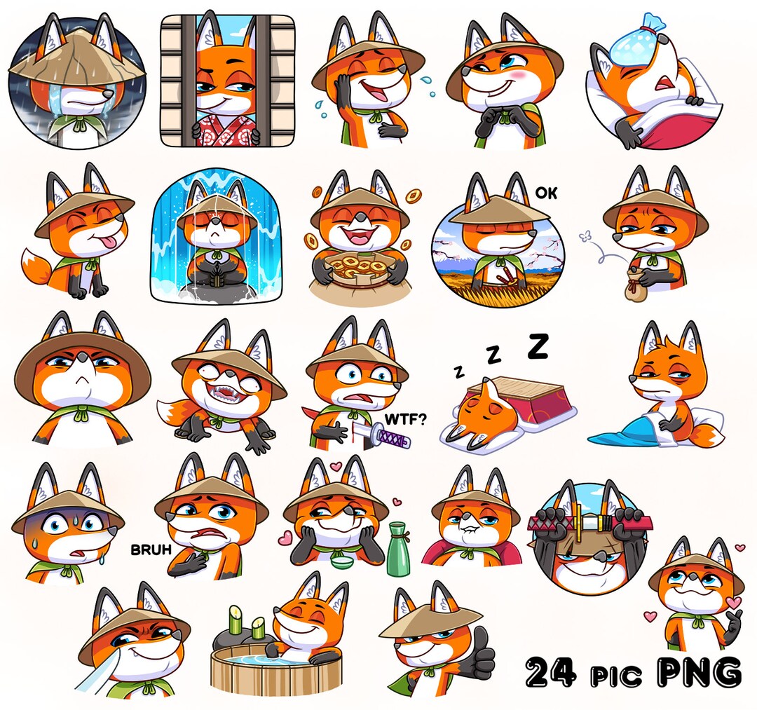 Ninja Fox Png, Fox Png, Fox in Hat Png, Cute Fox Png, Funny Fox Png ...