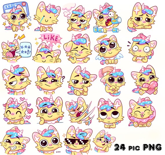 Disco Cat Png Funny Cat Png Rainbow Cat Png Cat in - Etsy