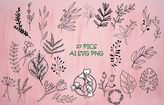 27 PIC High Qualityflower Svgflower Svg Files for - Etsy