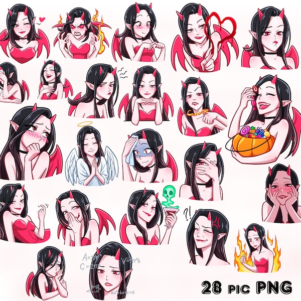 Vtuber Model Succubus - Etsy