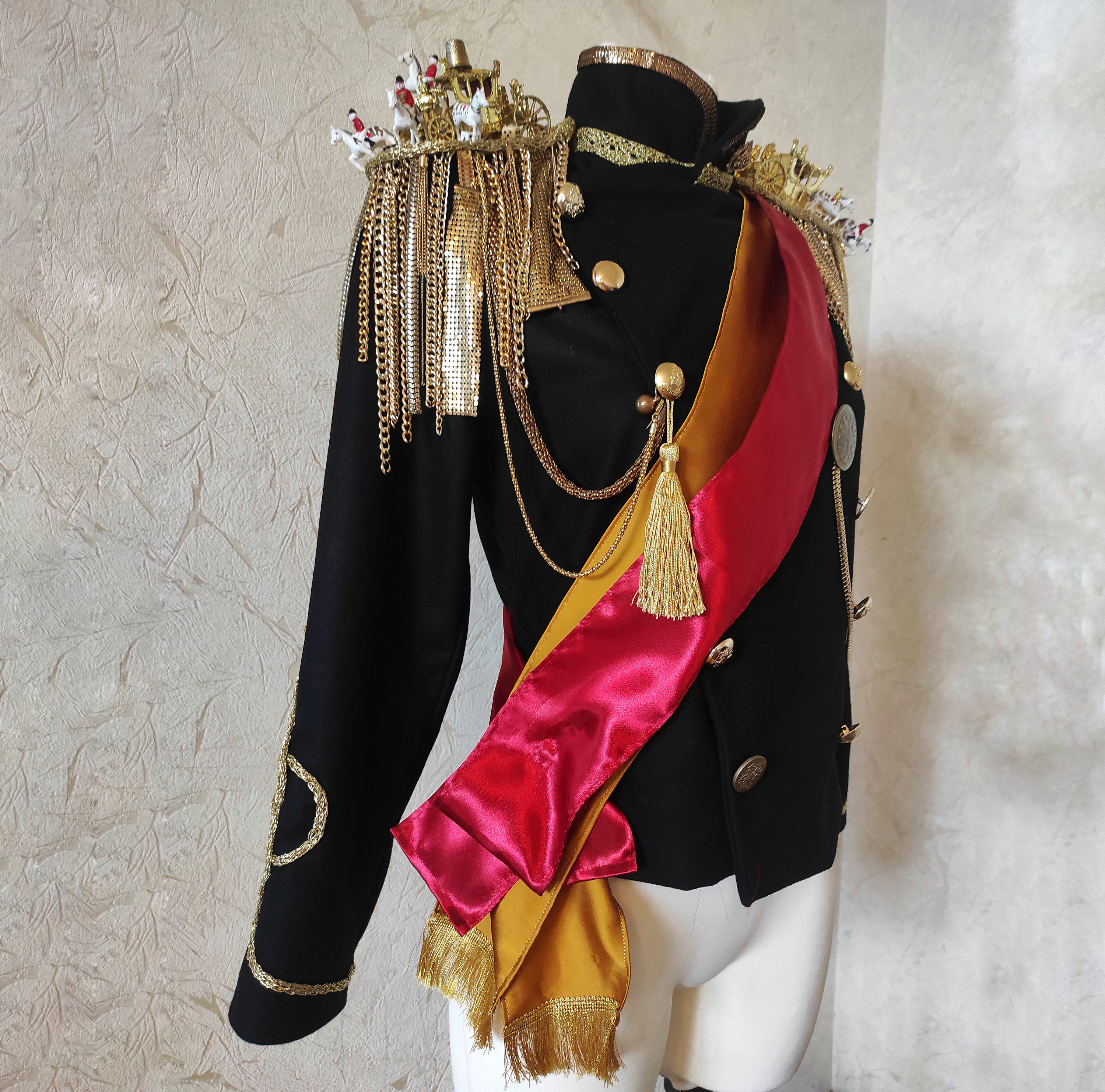 Made to Order Petals Dress, Imperial Gown With Epaulets - Etsy