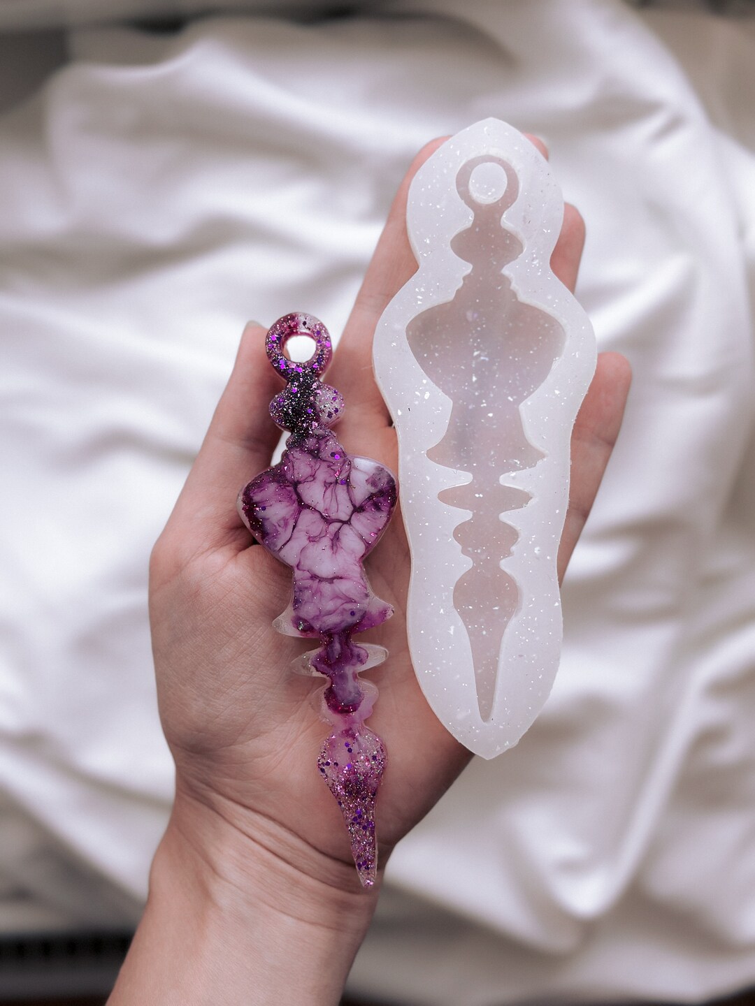 Icicle Christmas Ornament Mold: Food-grade Silicone, Epoxy Resin 3D ...