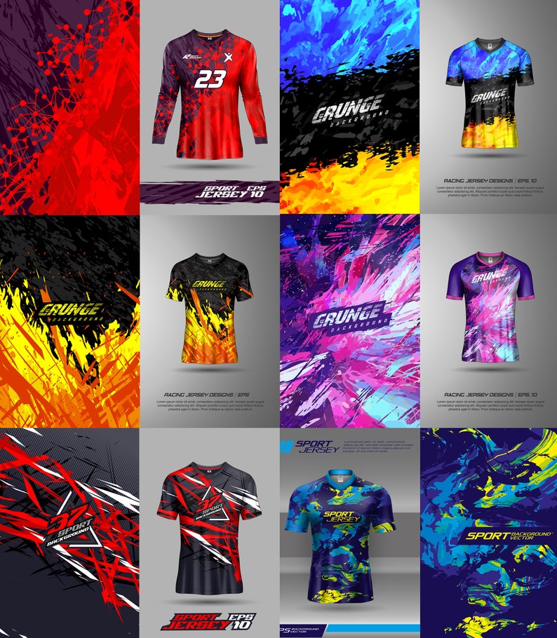 100 Sport Backgrounds Bundle | Abstract Racing Backdrops | Dynamic ...