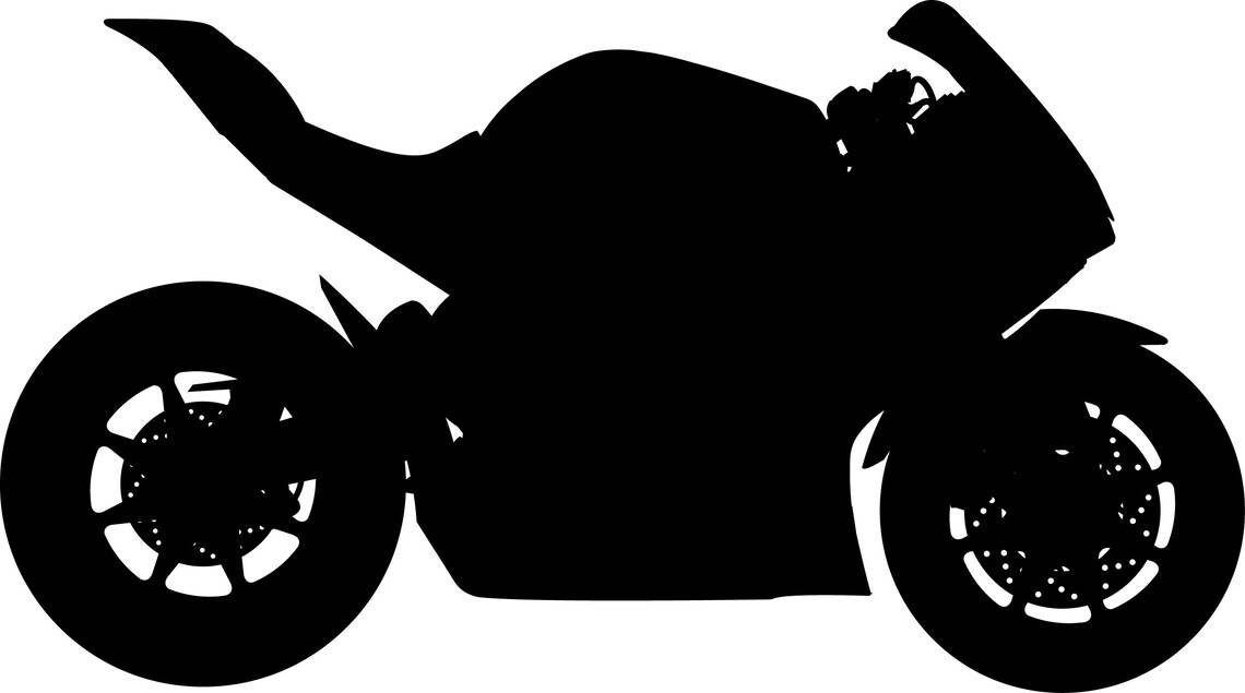 Motorcycle Sport Bike Superbike Biker DXF SVG EPS Files, Race Racer ...