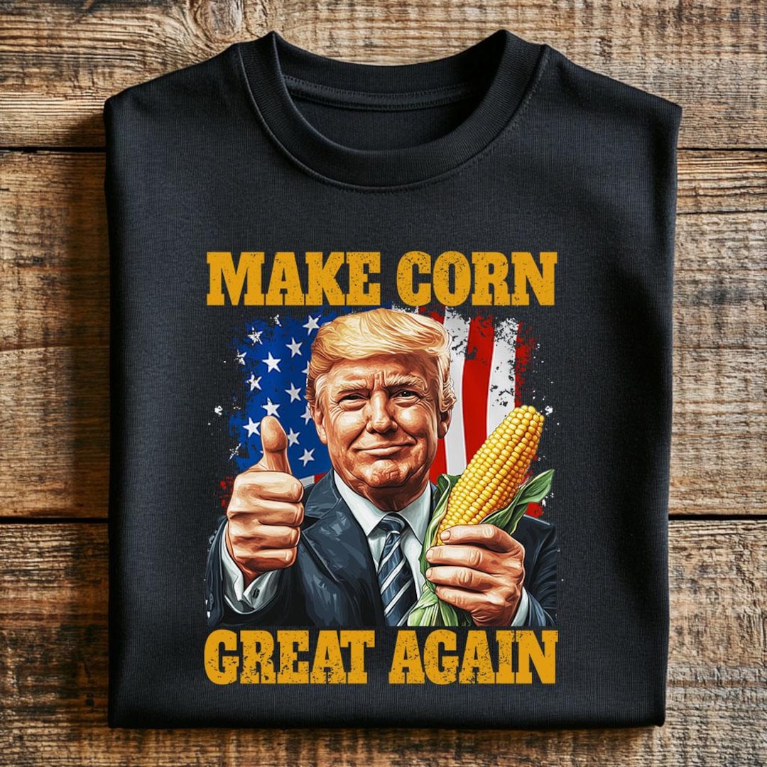 Trump Corn PNG, Make Corn Great Again, Funny Political Satire Digital ...