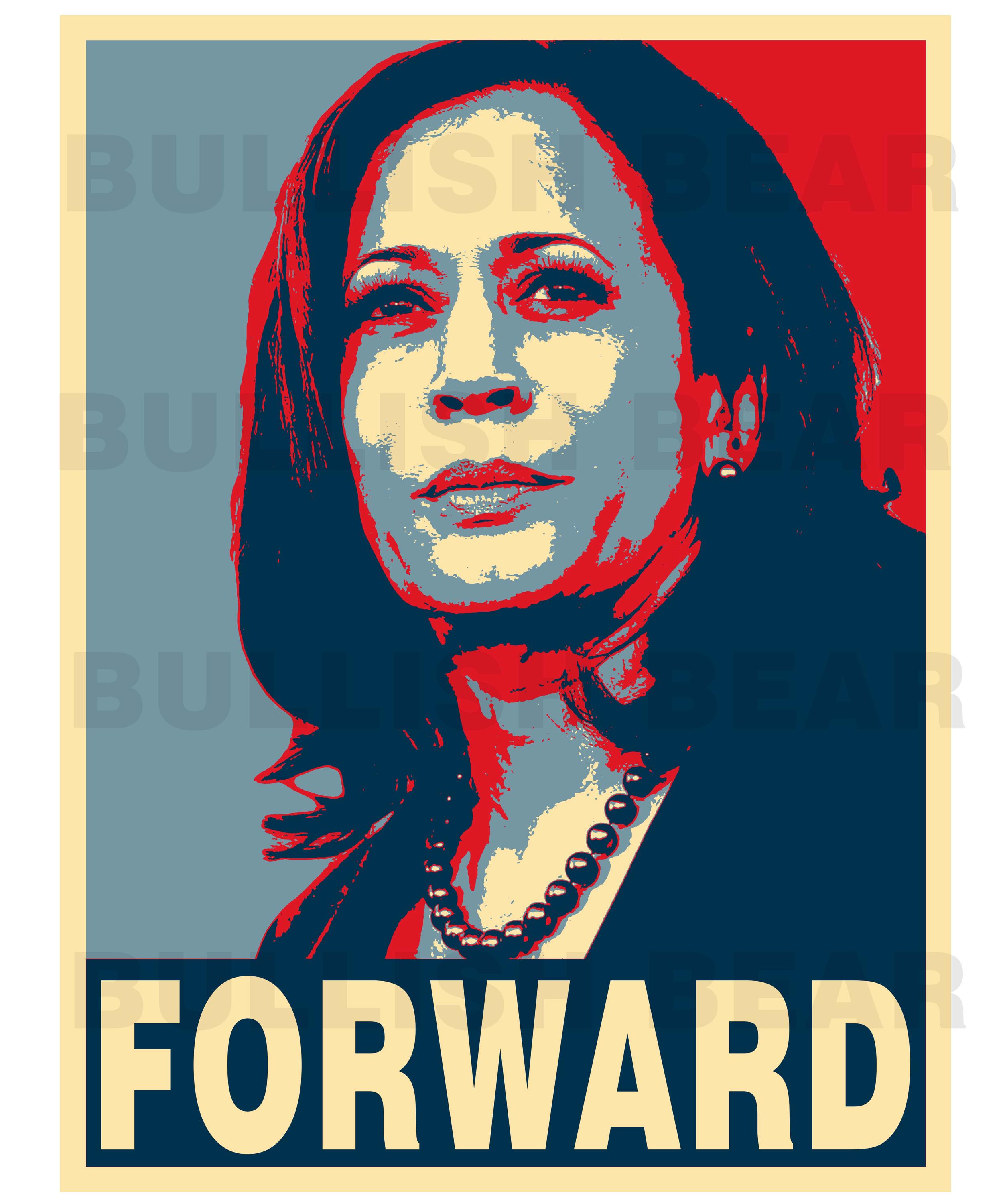 Kamala Harris Forward Digital Download, PNG Transparent Background ...