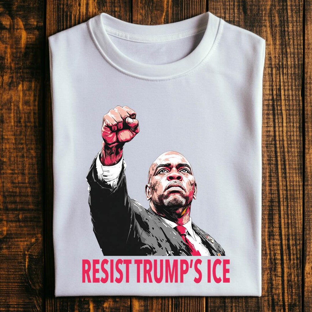 Resist Trump's ICE Ras Baraka PNG, Mayor Ras Baraka Poster Digital ...