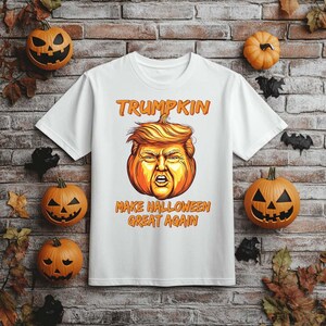Funny Halloween Trumpkin PNG Political Parody of Donald Trump Digital ...