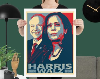 Kamala Harris Hope Poster - Etsy